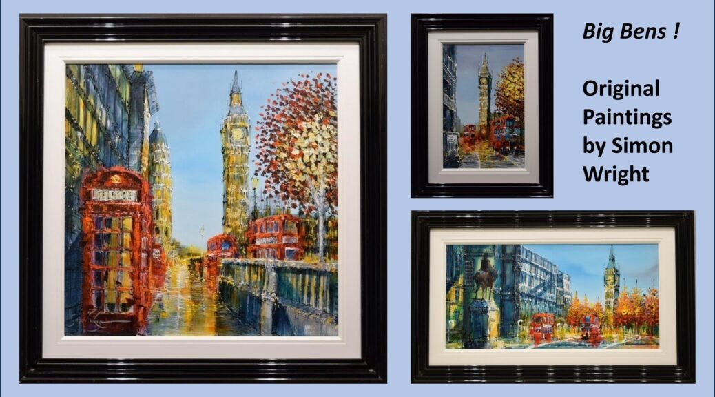 Original Paintings of the famous Big Ben | Quay Art